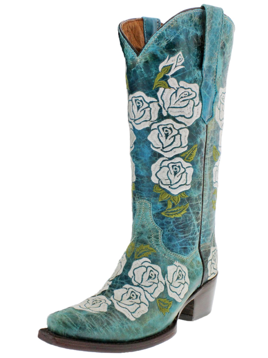 Women's Cowboy Boots With Roses at Rose Braddon blog